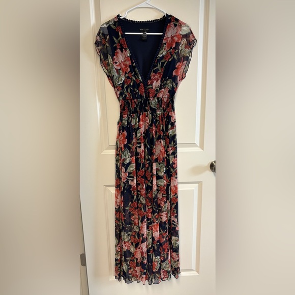 Kate And Lily | Dresses | Kate And Lilly Maxi Dress Color Blueburnt ...